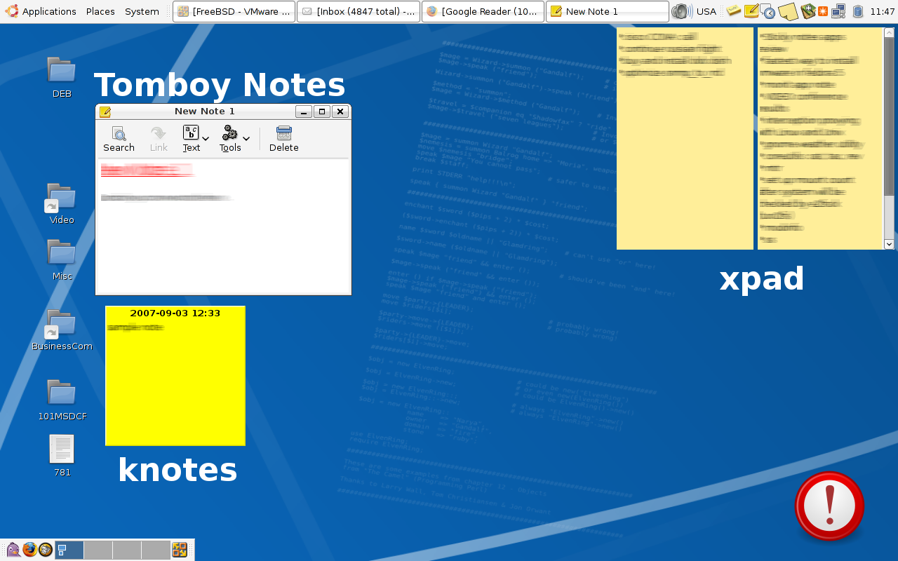 Sticky Note Apps - Porteus