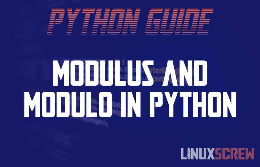 Modulus Mod Modulo And Python Explanation And Code Examples