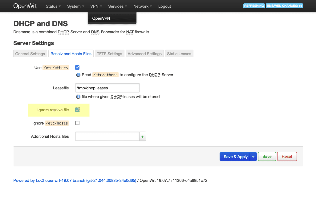 Configuring a Privacy VPN with OpenVPN on OpenWrt With LuCI